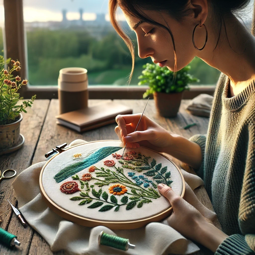 The Therapeutic Benefits of Embroidery: Mindfulness Through Stitching