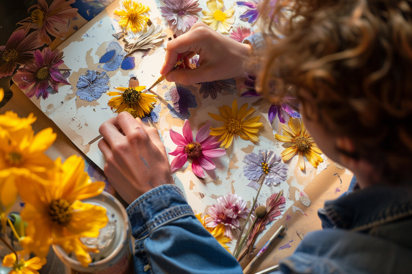 Pressed Flowers in Modern Art: Inspiring Projects and Artists
