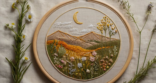 Moon Phases in Thread: Embroidery for Emotional Cycles