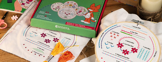 Ray Stitch - aZenera Embroidery Kit for Beginners AZD200